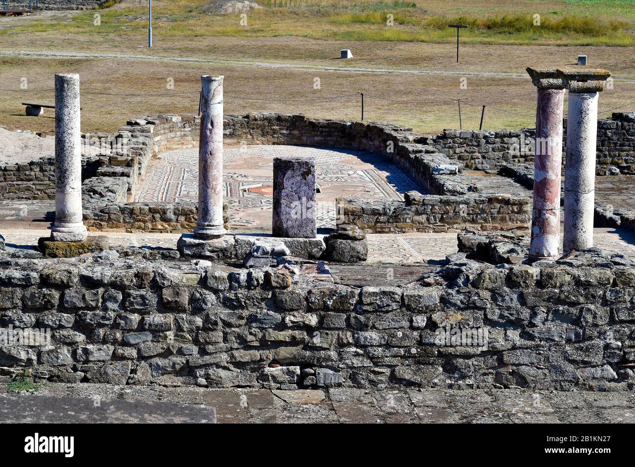 North Macedonia former FYROM, excavations in ancient Roman Stobi ...