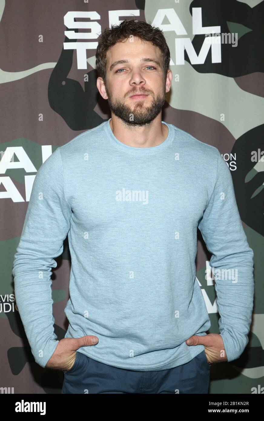 25 February 2020 - Hollywood, California - Max Thieriot. SEAL Team' TV ...