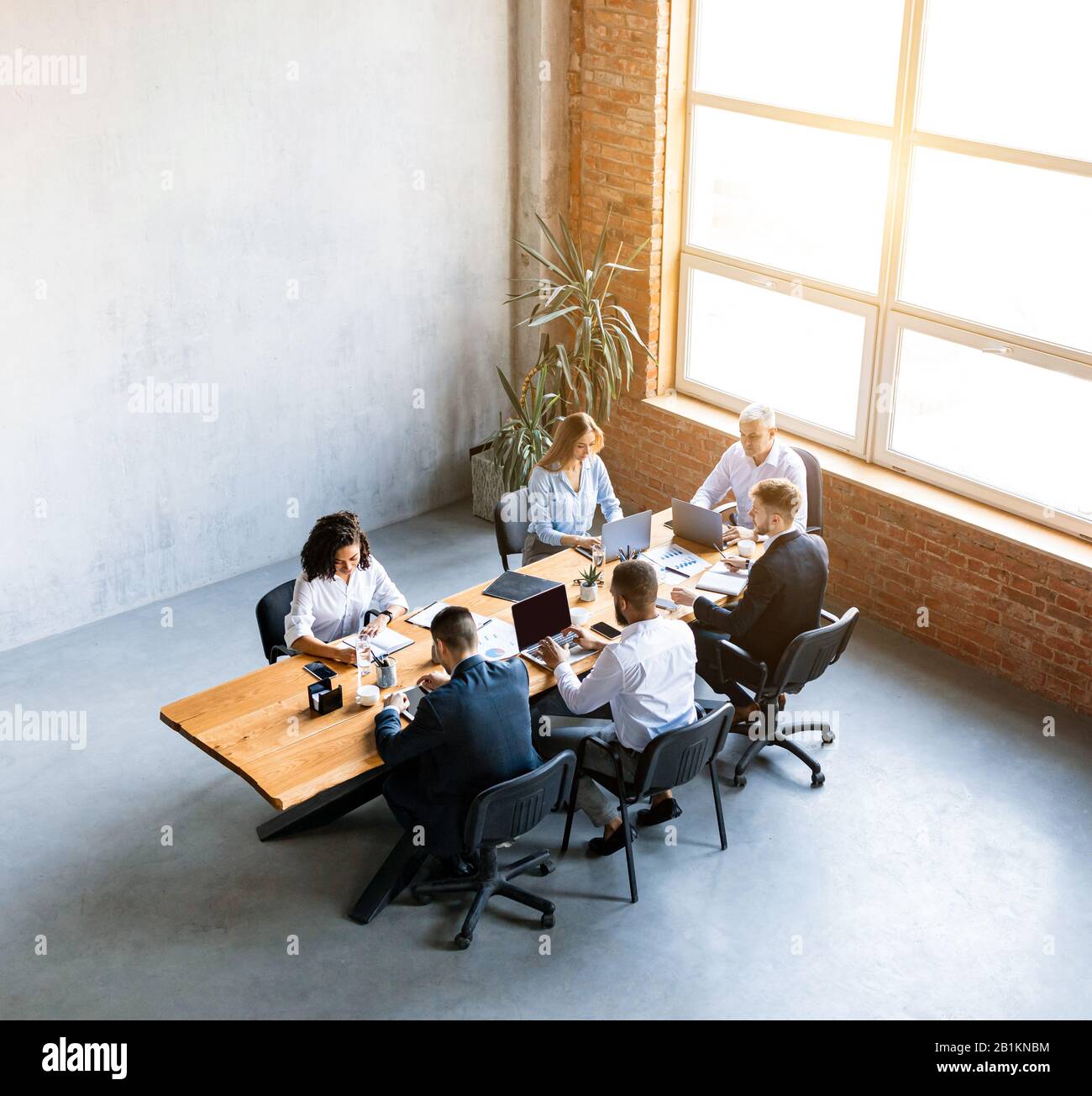 Meeting Table High Resolution Stock Photography and Images - Alamy