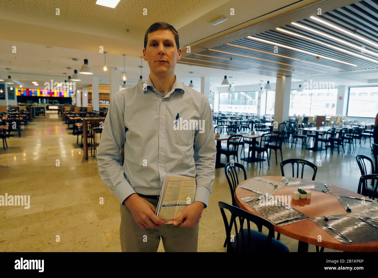 Magaluf, Spain. 14th Feb, 2020. Samos hotel owner Christoph Grawert ...