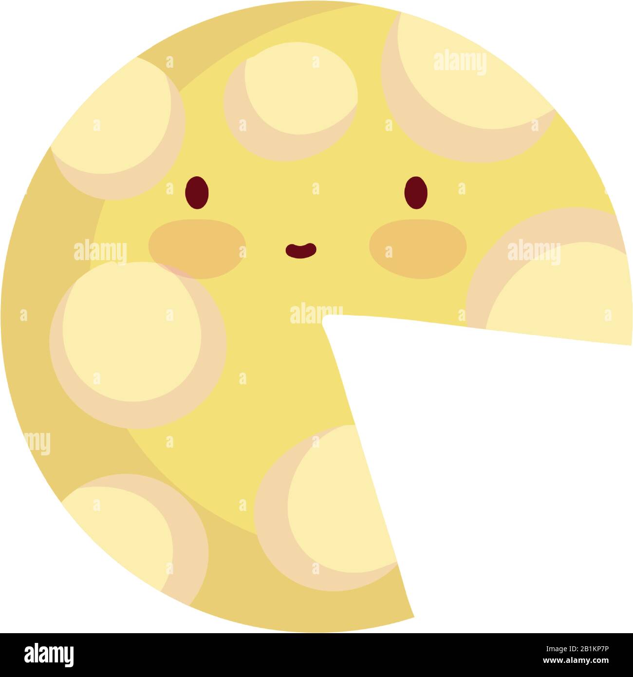 cheese cut character cartoon food cute vector illustration line and ...