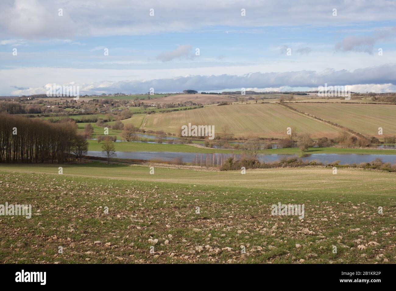 Views of Widford, Asthall and Swinbrook near Burford, West Oxfordshire ...