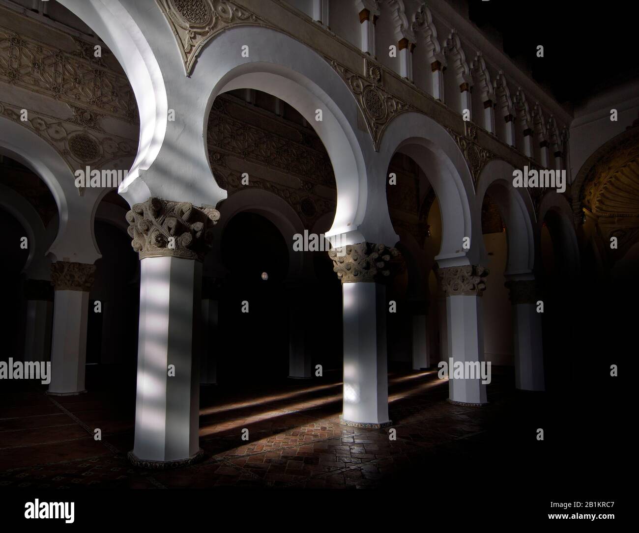 Santa Maria la Blanca, a national monument and magnificent detail of ...