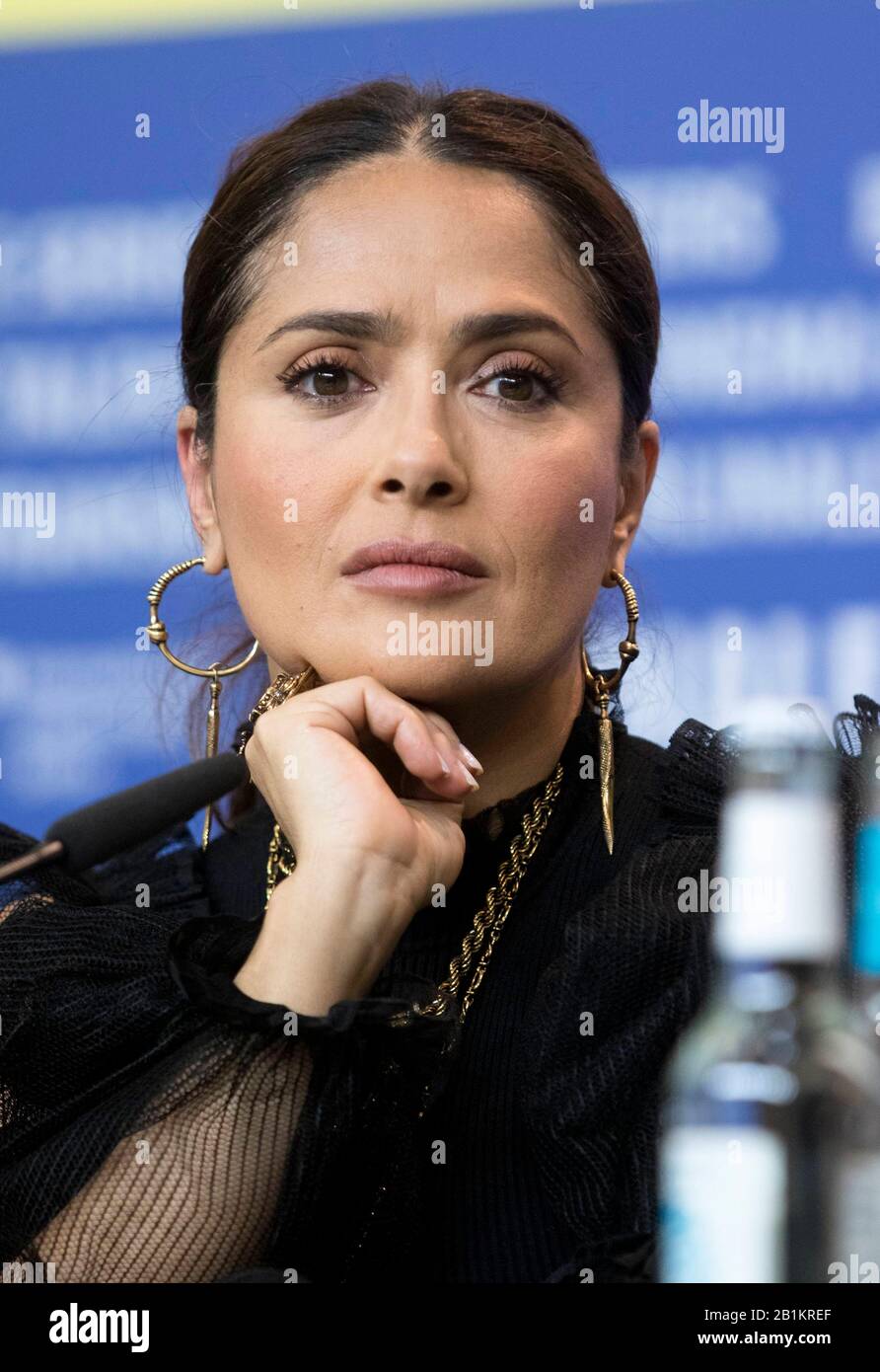 Salma Hayek attends photo call and press conference for 'The Roads Not ...