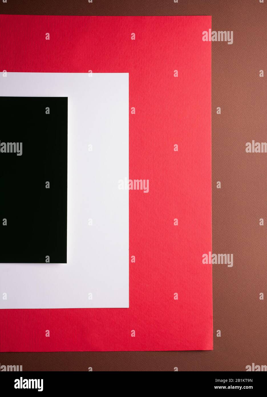 sheets of thin color felt shades from black to light brown Stock Photo ...