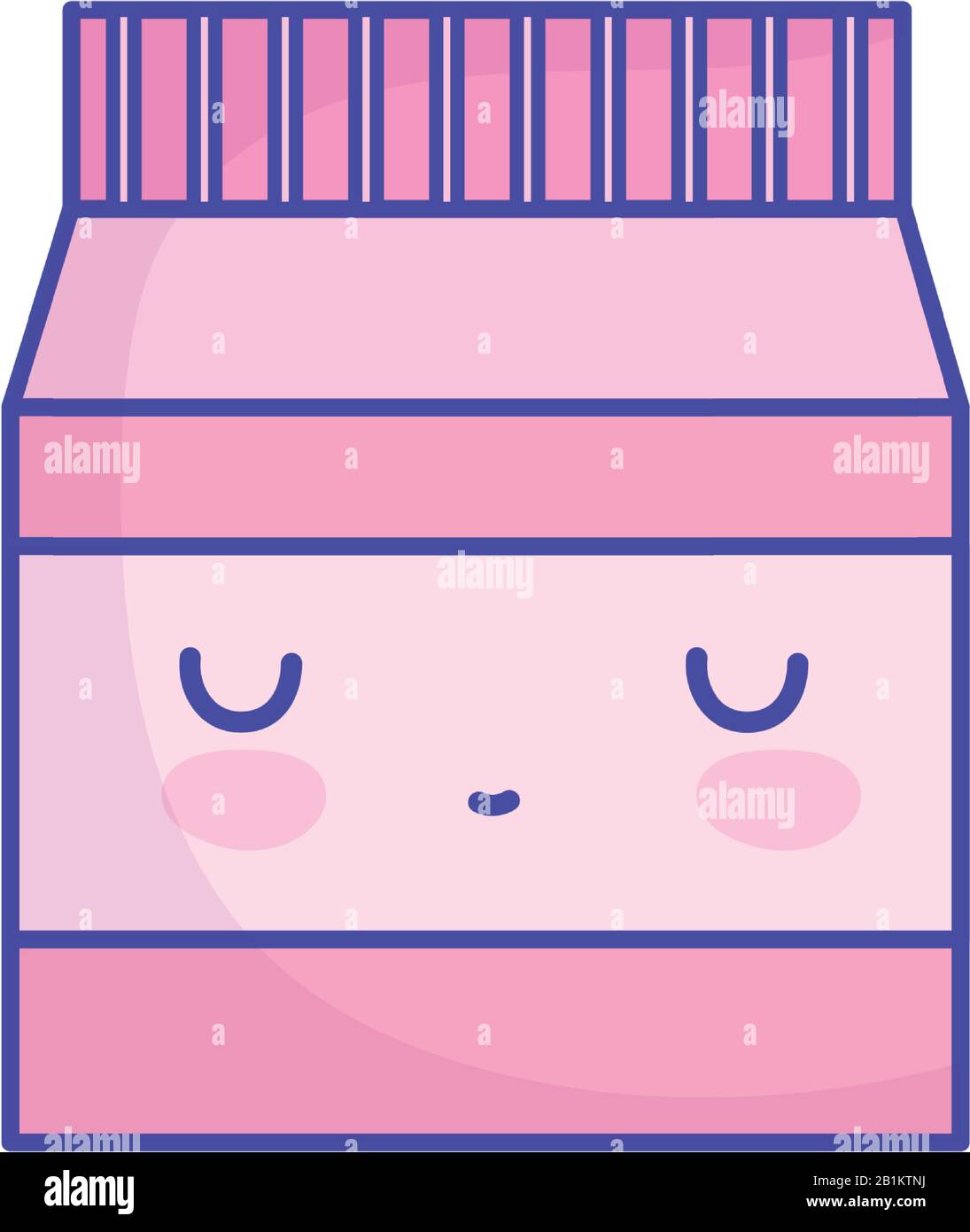 package shopping market cartoon food cute vector illustration flat ...