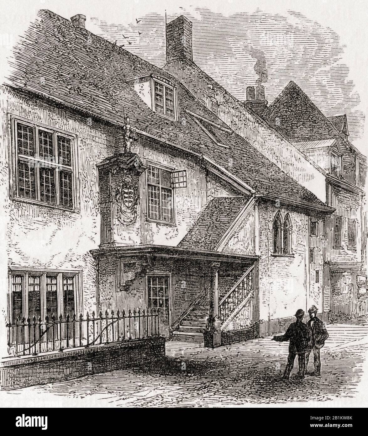 Yarmouth Tollhouse and entry to the old gaol, seen here in the 19th ...