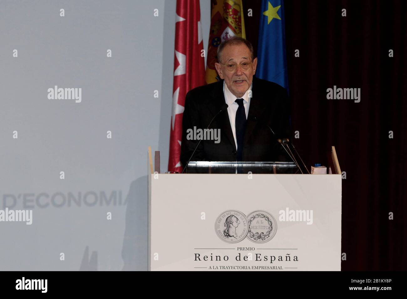 Madrid, Spain; 26/02/2020.- The King describes as "great businessman ...