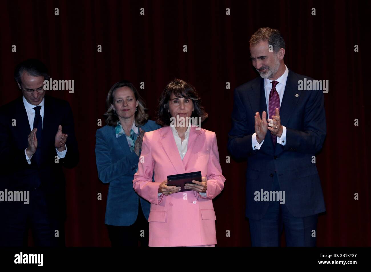 Madrid, Spain; 26/02/2020.- The King describes as "great businessman ...