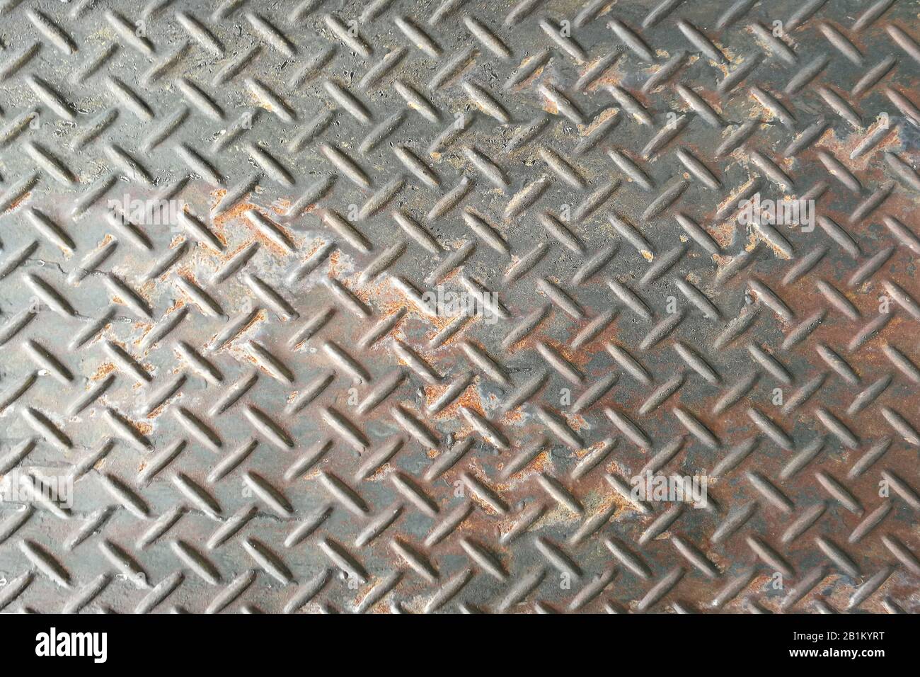 black and rust metal background and texture. diamond plate material ...