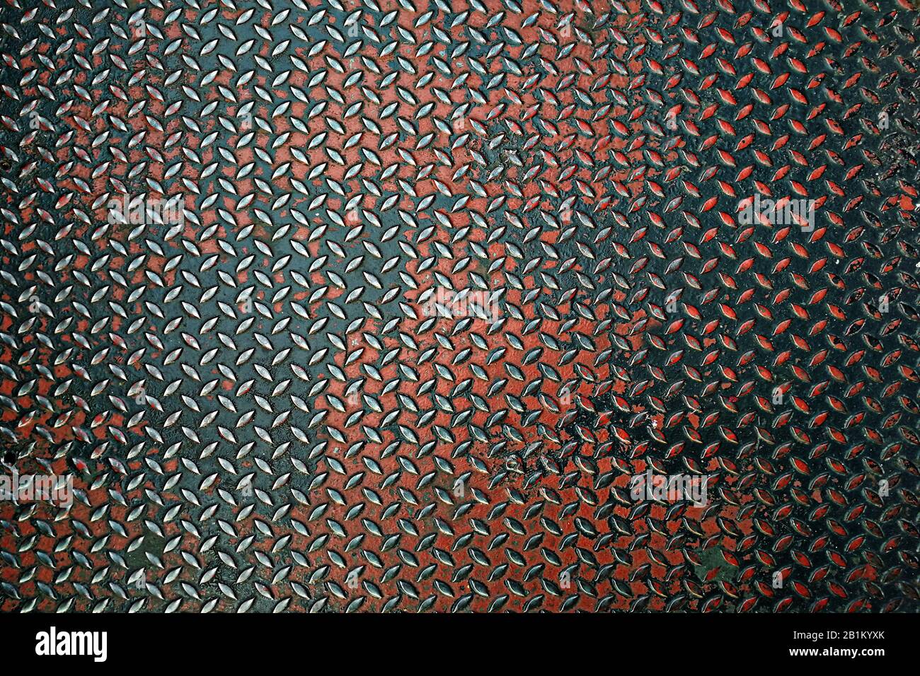 red hard chrome diamond plate pattern for backgorund and texture ...