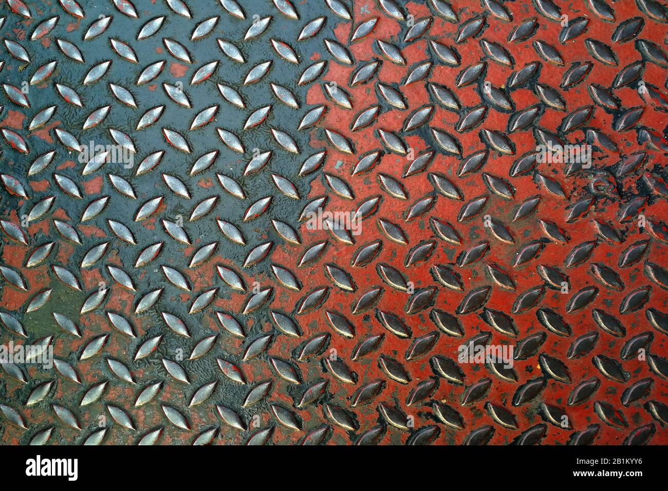 red hard chrome diamond plate pattern for backgorund and texture ...