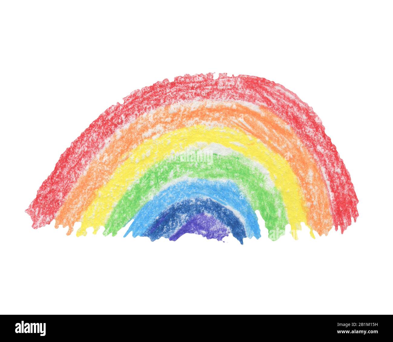 Rainbow. Cute weather icons. Forecast meteorology watercolor symbols ...