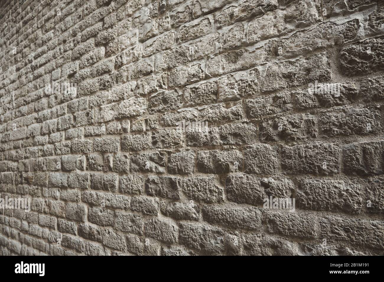 Wall background with hundreds of leaking rectangular stones Stock Photo ...