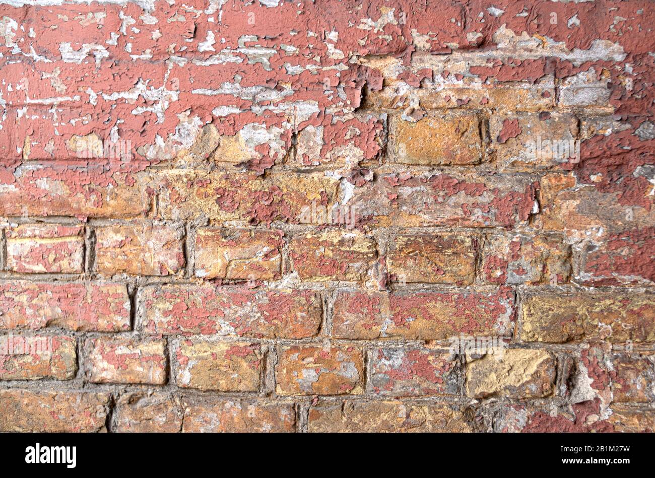 Old red retro brick wall texture background Stock Photo - Alamy