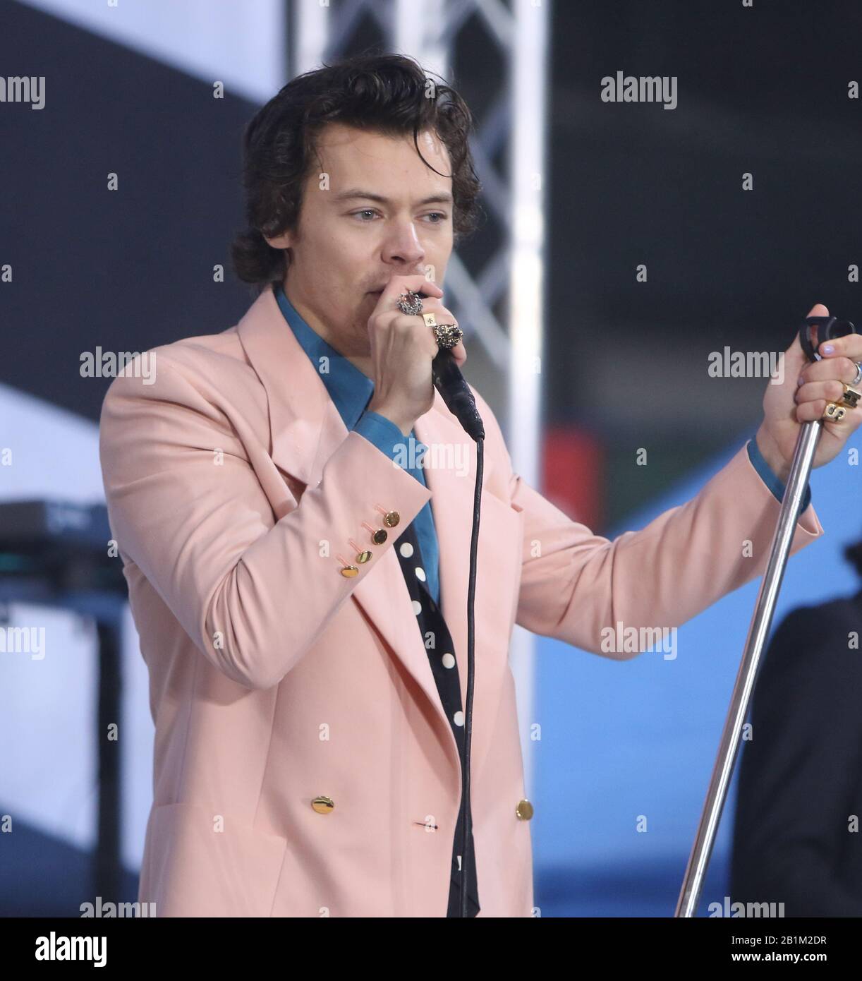 February 26, 2020 Harry Styles perform at Today Show Concert Series at ...