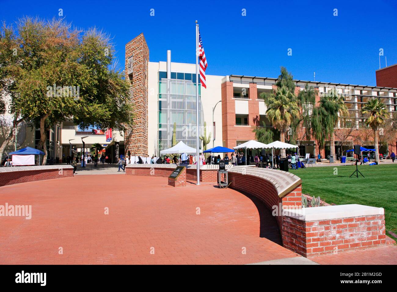 USS Arizona Mall Memorial on the UA Campus in Tucson AZ Stock Photo - Alamy