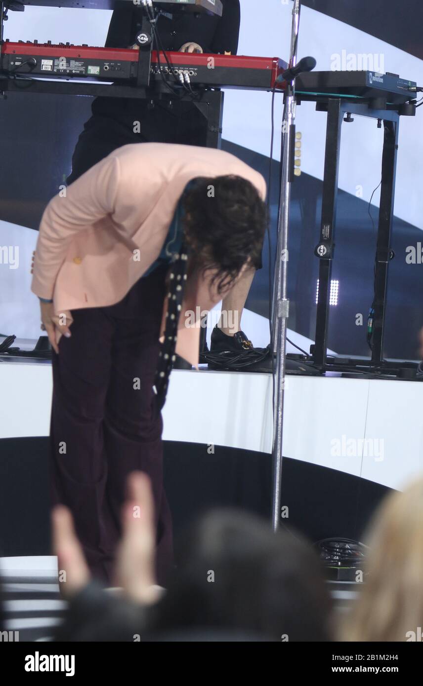 February 26, 2020 Harry Styles perform at Today Show Concert Series at ...