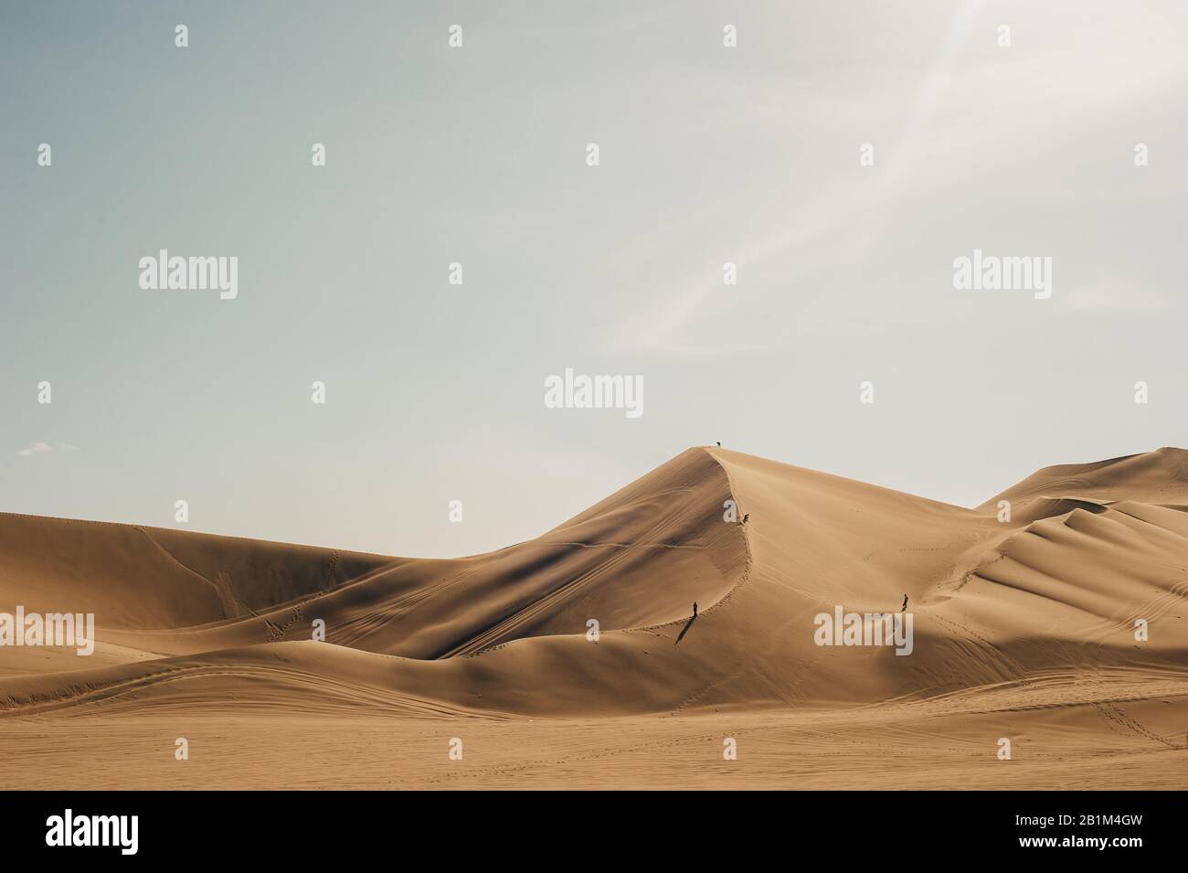 Landscape of Huacachina desert. in Ica, Peru Stock Photo - Alamy