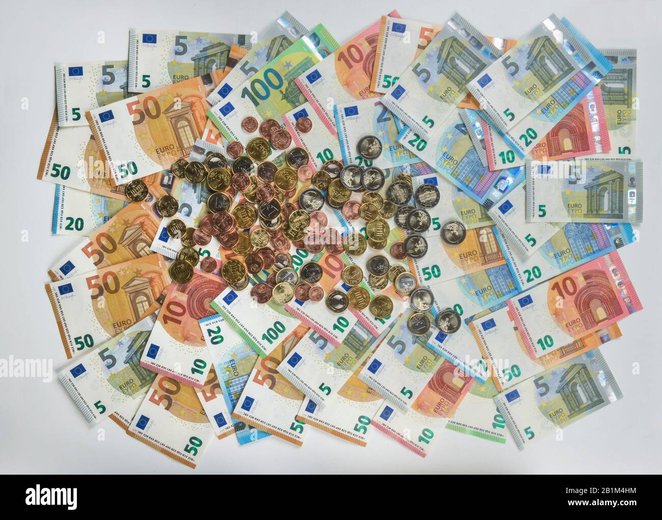 Euroscheine liegen hi-res stock photography and images - Alamy