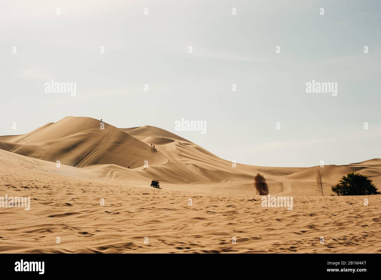 Landscape of Huacachina desert. in Ica, Peru Stock Photo - Alamy