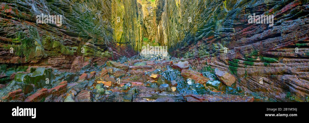 Isle of Skye, Spar Cave Gorge Stock Photo - Alamy