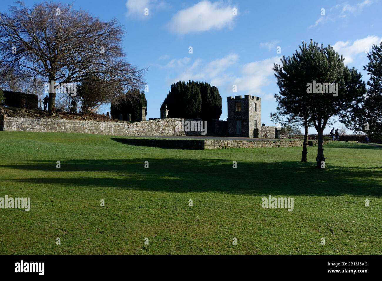 A gate house of the Kinross House Estate, beside the Loch Leven ...