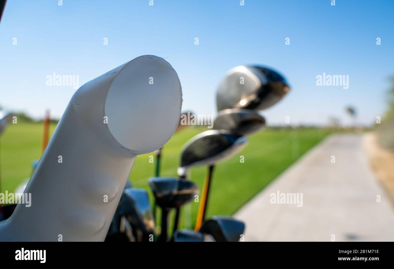 Golf ball and club multiple image hi-res stock photography and images ...