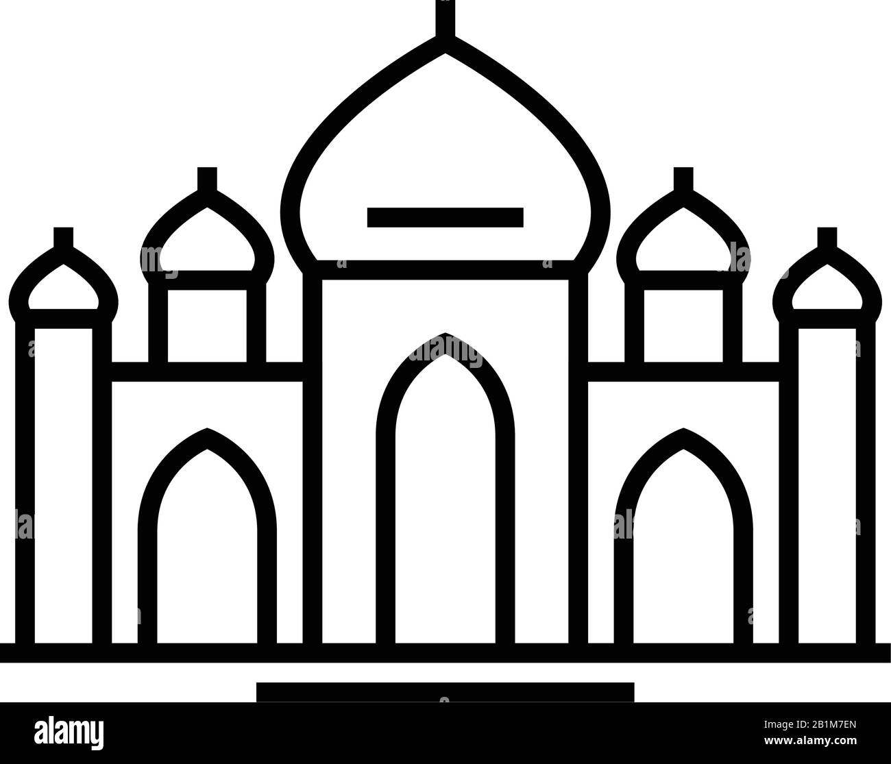 City attraction icon outline Black and White Stock Photos & Images - Alamy