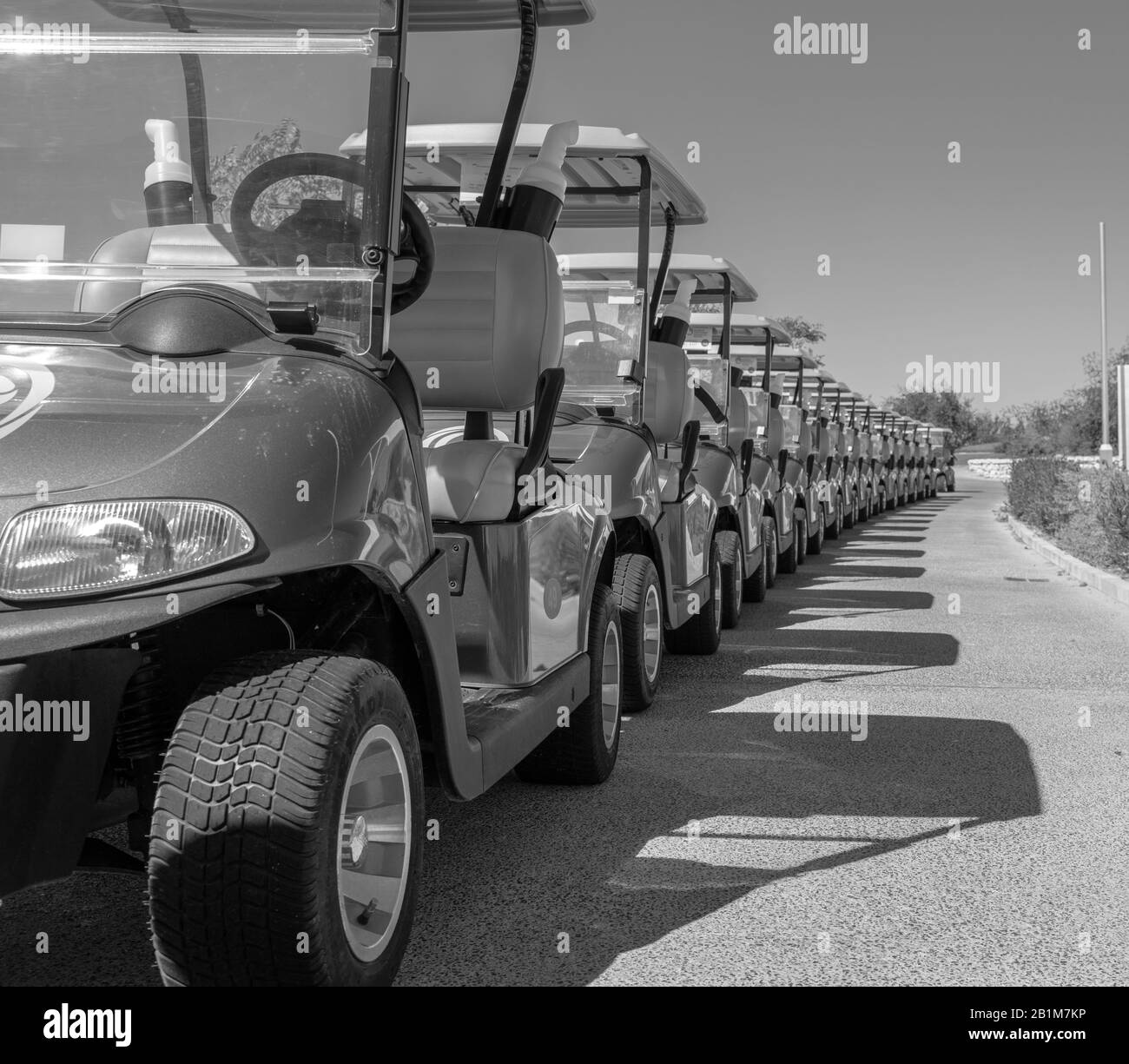 Golf ball and club multiple image hi-res stock photography and images ...