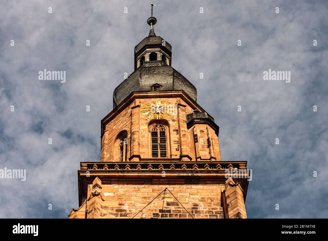 Heiliggeistkirche clock tower hi-res stock photography and images - Alamy