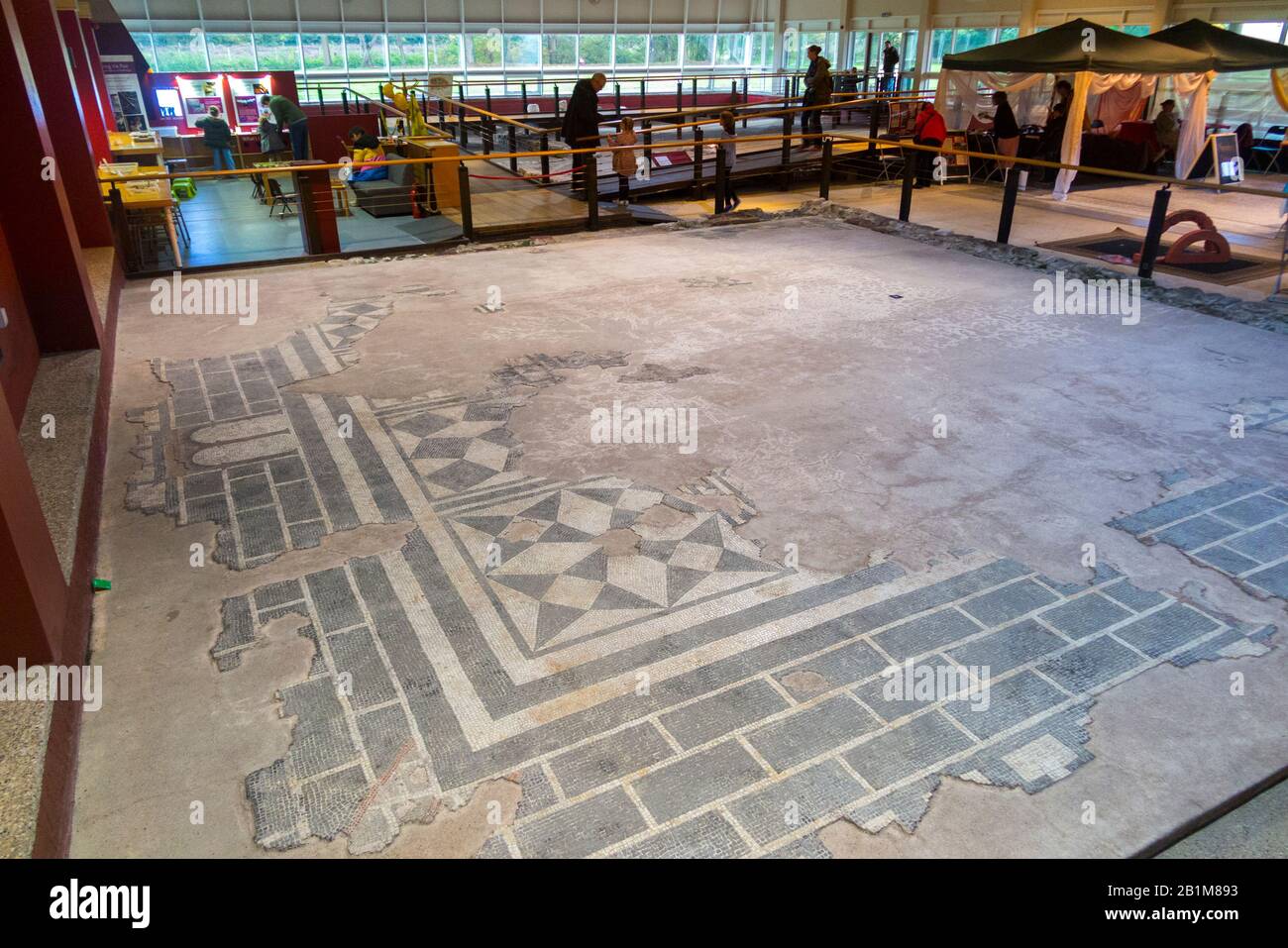 Fishbourne Roman Palace. Fishbourne, Chichester in West Sussex. UK ...