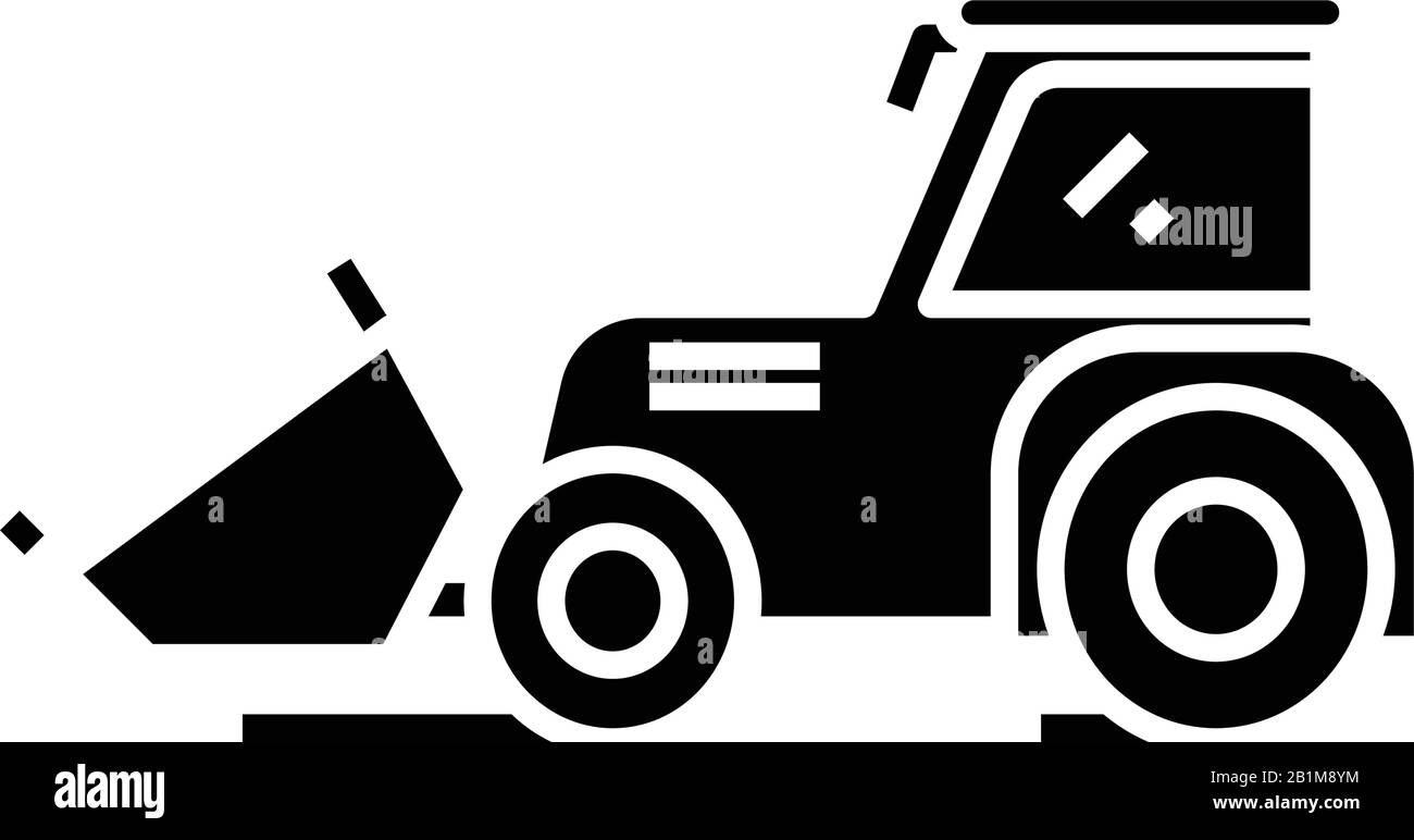 Soil digger bucket Stock Vector Images - Alamy
