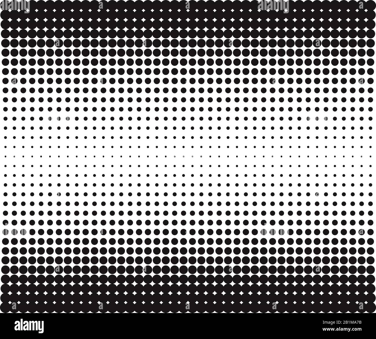 Halftone, transition, monochrome, dotted pattern. Vector illustration Stock Vector Image & Art ...