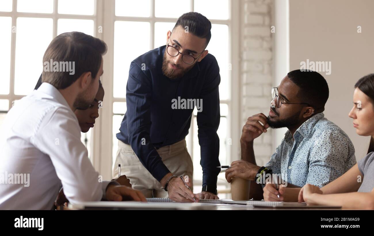 Group instructing hi-res stock photography and images - Alamy