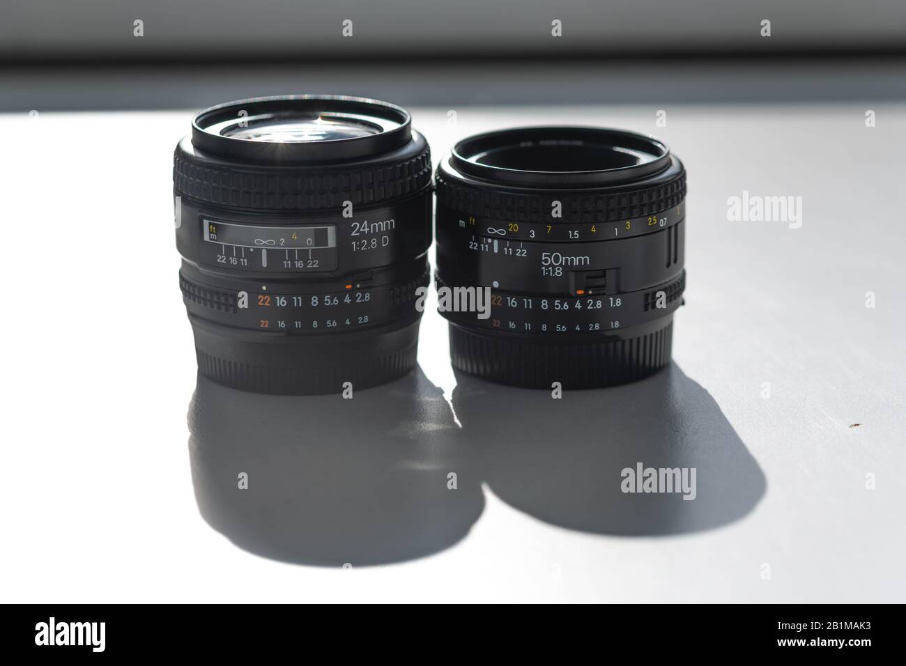 Detailed pictures of two old focal lengths for digital SLR cameras ...
