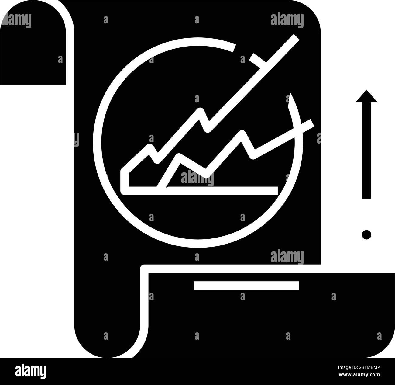 Charts info black icon, concept illustration, vector flat symbol, glyph sign Stock Vector Image ...