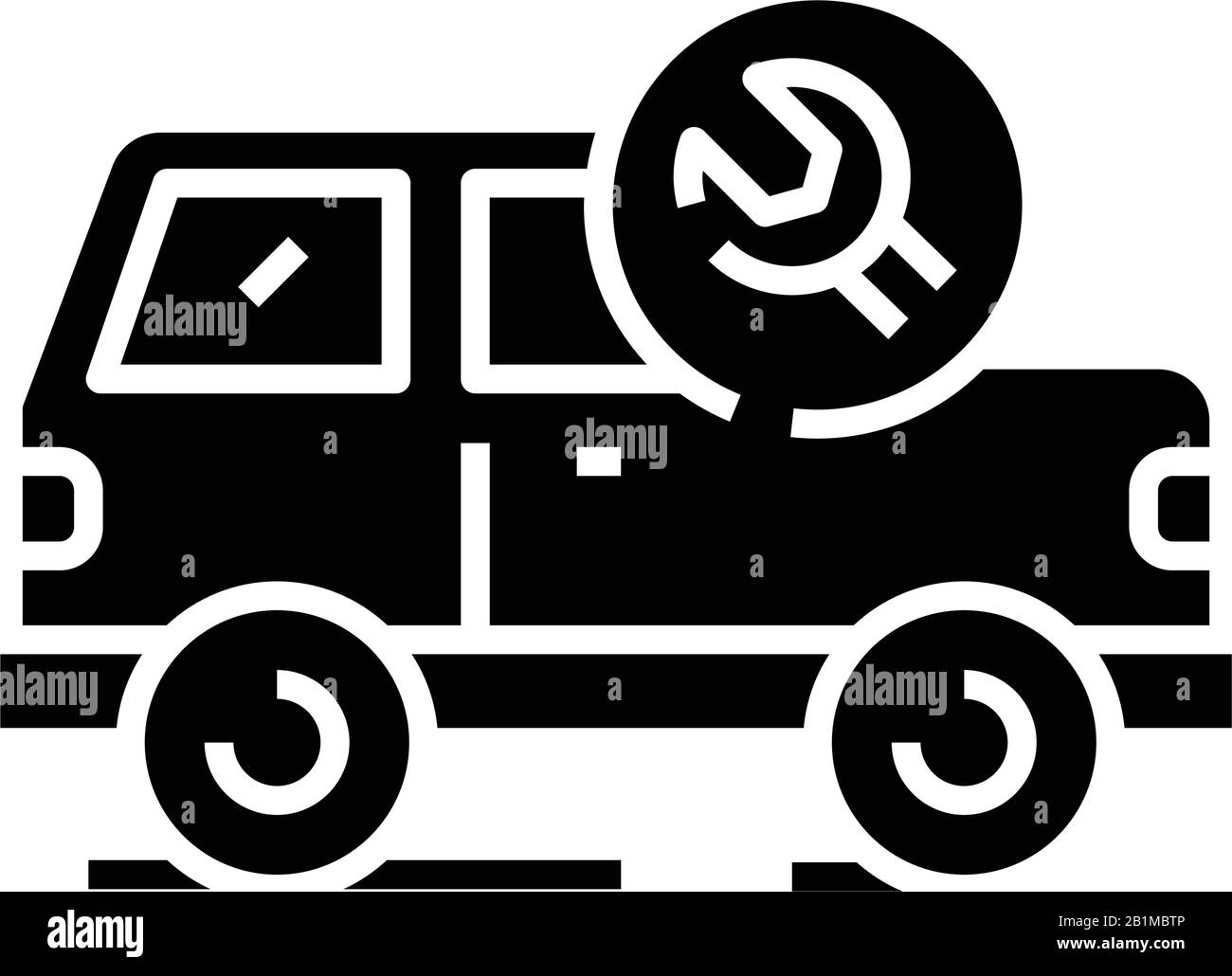 Car repair black icon, concept illustration, vector flat symbol, glyph ...