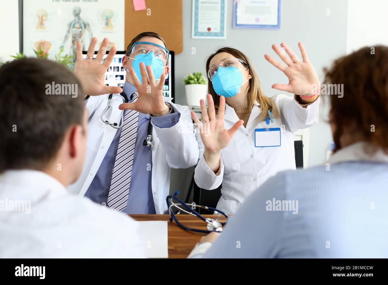Scary female doctor hi-res stock photography and images - Alamy