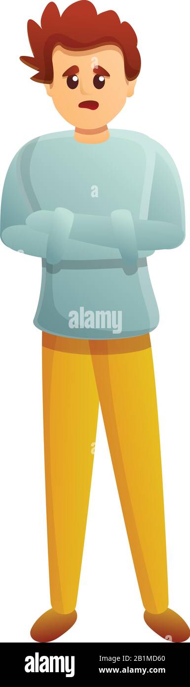 Mental hospital patient icon. Cartoon of mental hospital patient vector ...