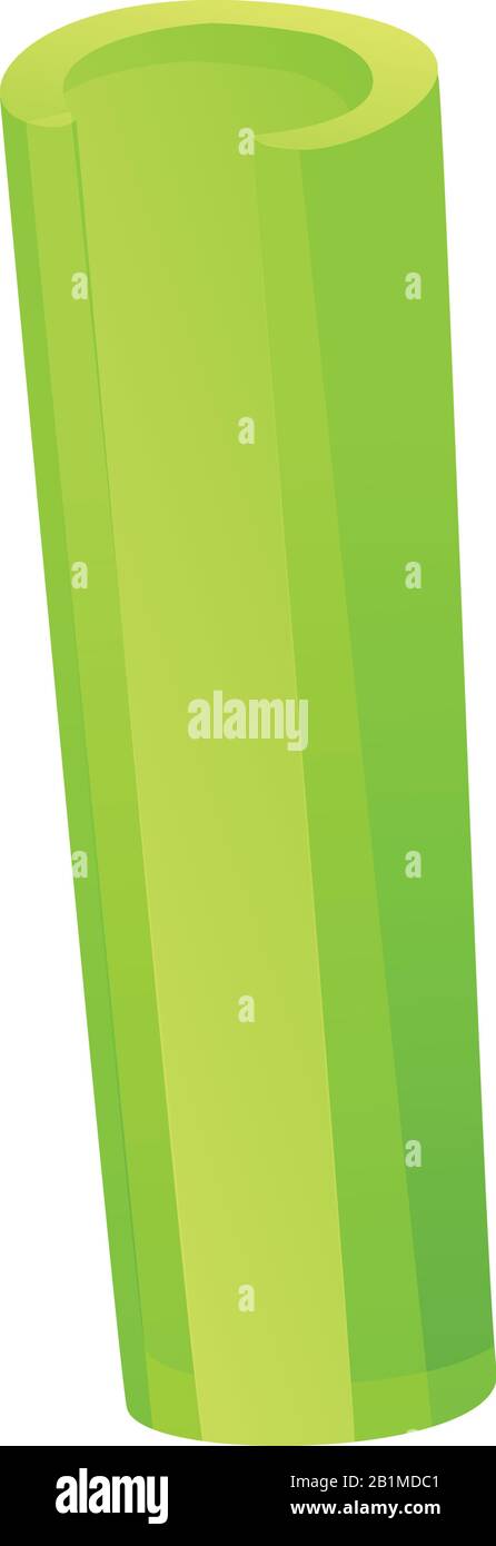 Celery tube icon. Cartoon of celery tube vector icon for web design ...