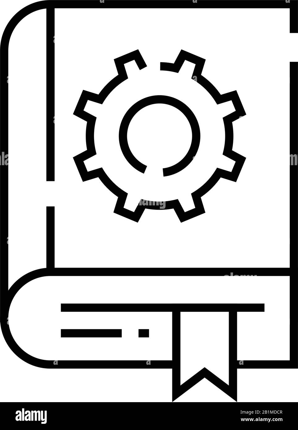 Instructions line icon, concept sign, outline vector illustration, linear symbol Stock Vector ...