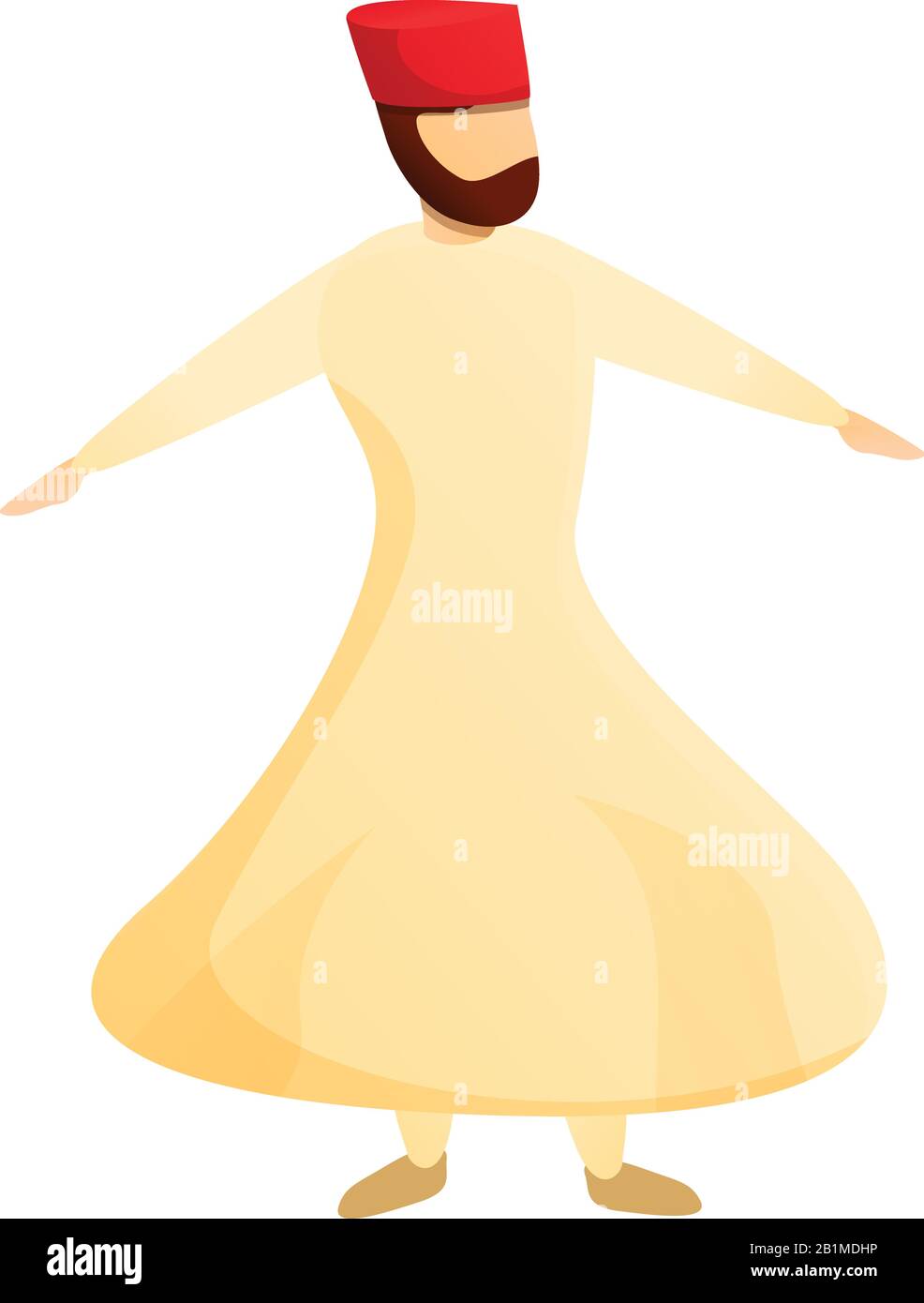 Turkey man icon. Cartoon of turkey man vector icon for web design ...