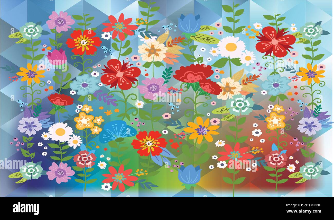 Square with triangles Stock Vector Images - Alamy