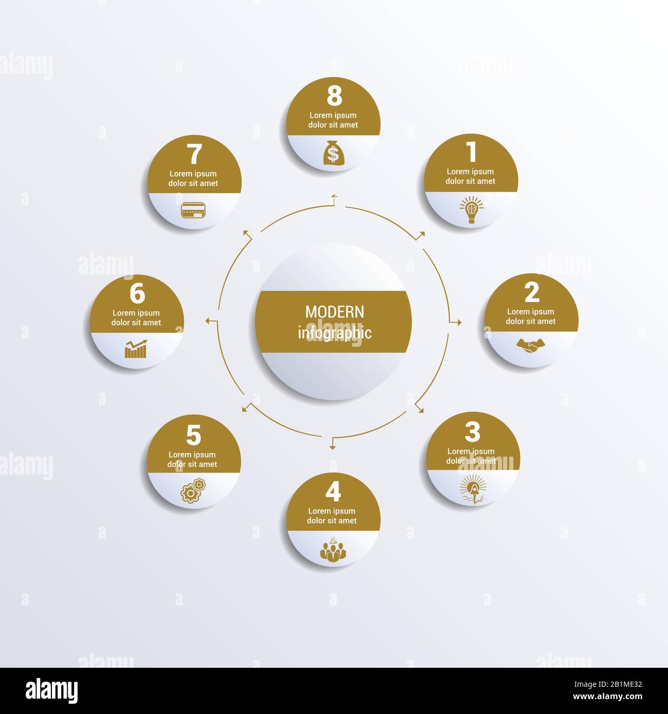 Infographic 8 positions hi-res stock photography and images - Alamy
