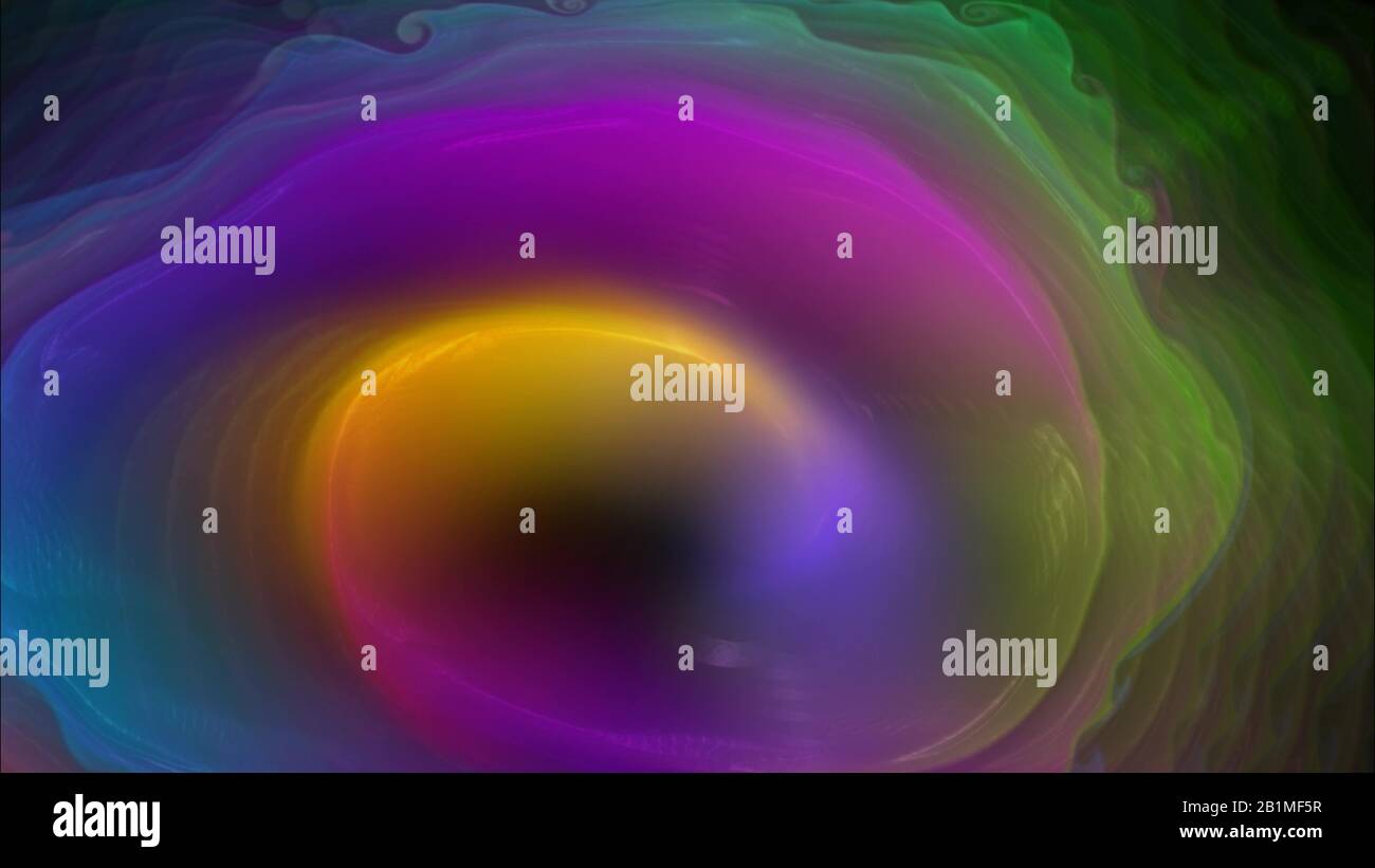 Blue and purple neon flowing liquid waves abstract diffusion background ...