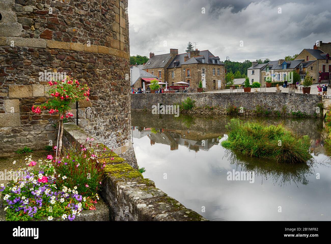 Vacation in france french normandy province castle and ruins Stock ...