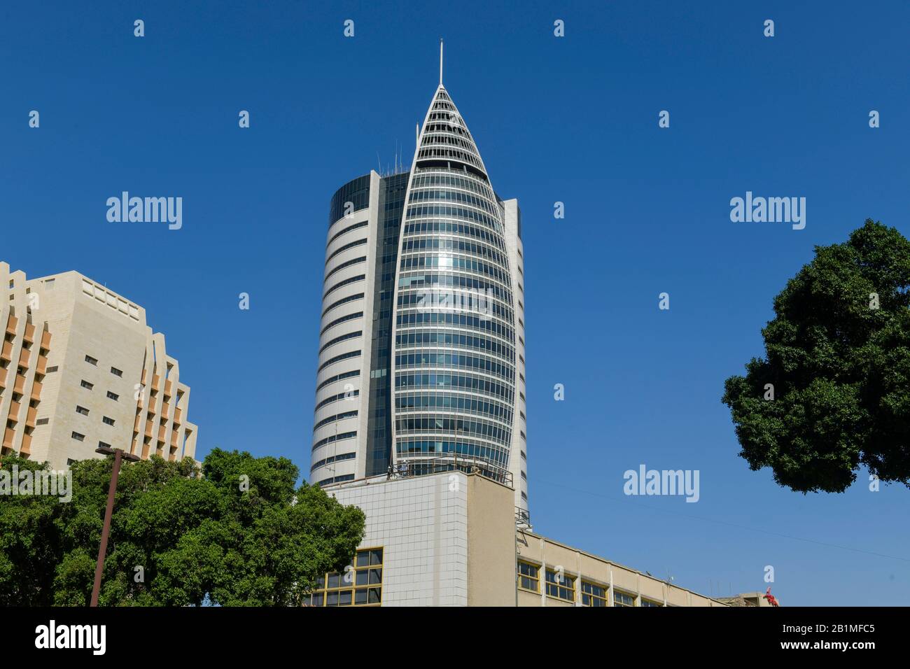Sail-Tower, Haifa, Israel Stock Photo - Alamy