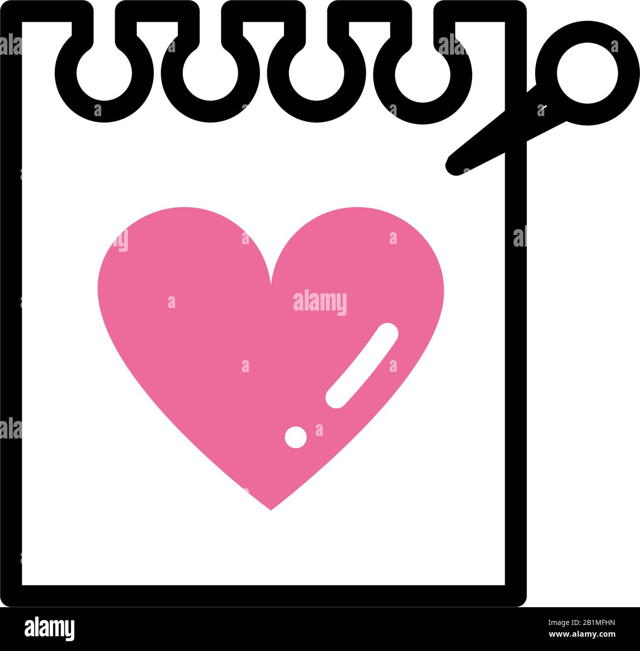 sheet of paper , line style and color vector illustration design Stock ...