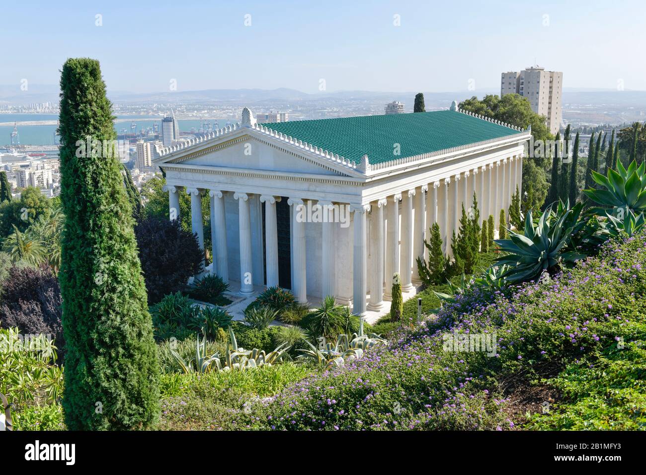Tempel des Baha'i World Centre, Haifa, Israel Stock Photo - Alamy